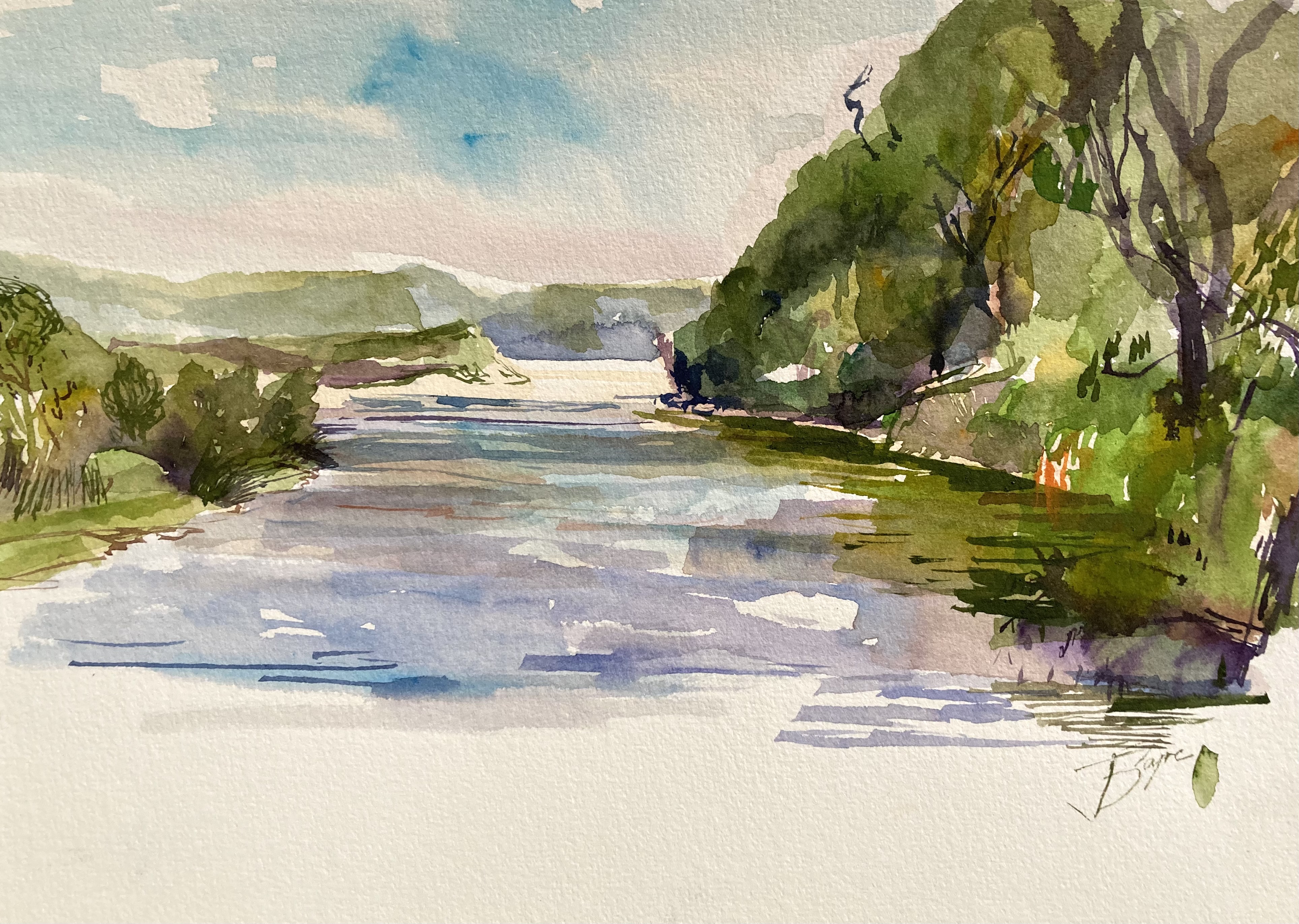 Watercolours – Records and Memories – Jacinda Bayne